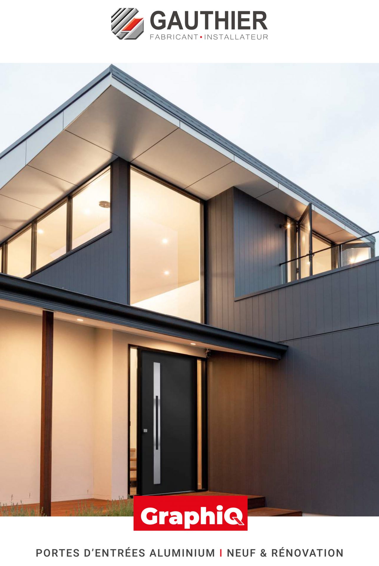 Brochures - GAUTHIER Menuiseries pvc aluminium sur mesure